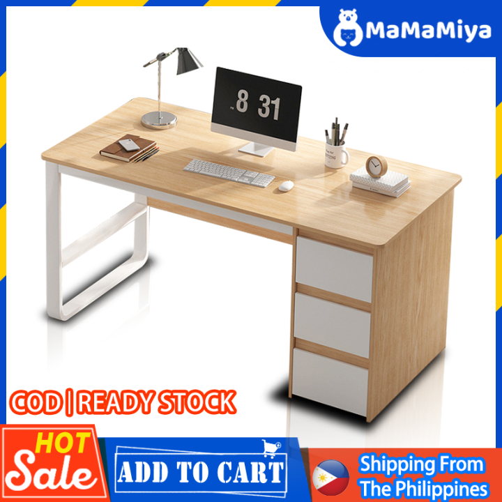MaMaMiya Computer Desk Study Table Office Desk Simple Modern Bedroom ...