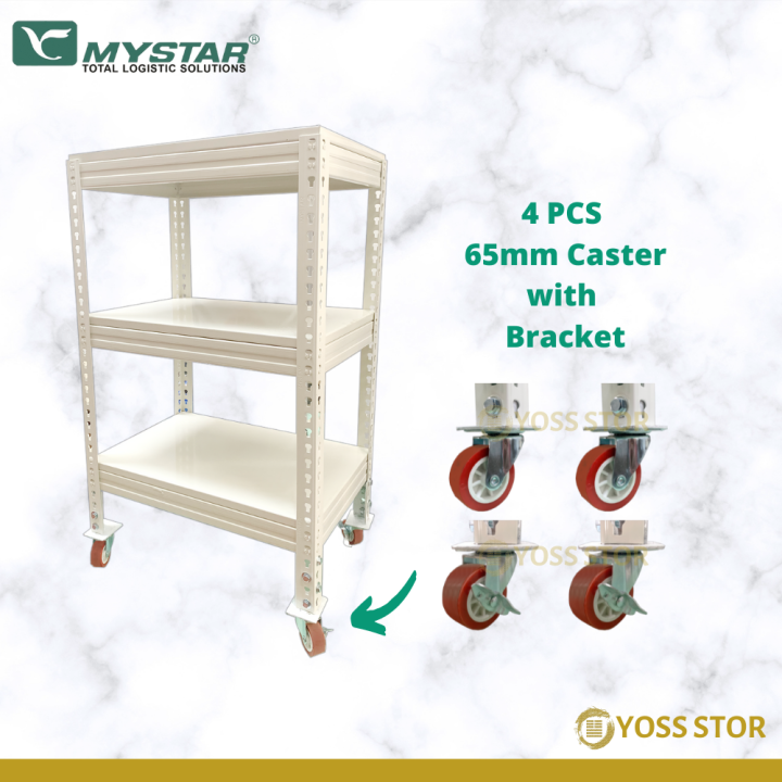 YOSS Mystar Boltless Rack Castor Wheel (Loading Weight 45KG/wheel) | Lazada