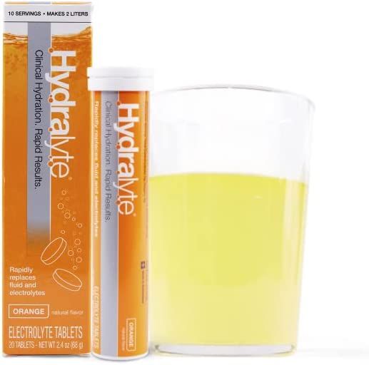 Hydralyte Effervescent Electrolyte Tablets, On-The-go Clinical ...