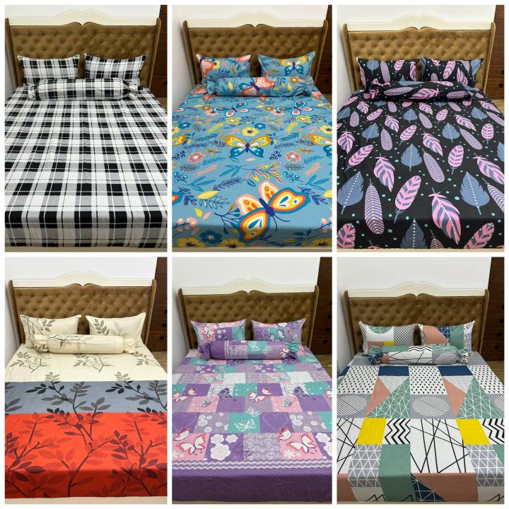 3in1 Fully garterized Bedsheet - Premium Canadian Cotton | Lazada PH