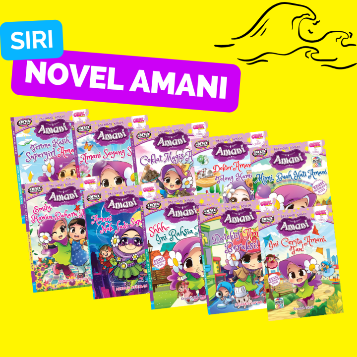 Siri Novel Amani: DOKTOR AMANI | COKLAT MAGIS AMANI | Buku Cerita Kanak ...