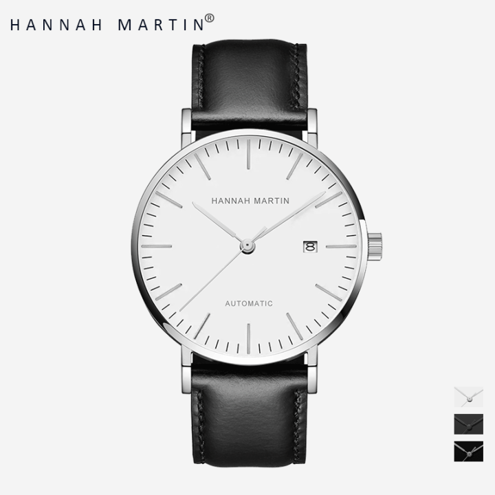 HANNAH MARTIN 1801 Jam Tangan Pria Mekanik Otomatis Original Luxury ...