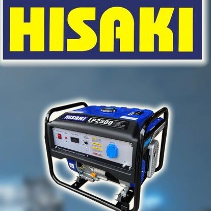 HISAKI 2200Watt Gasoline Generator LP2500 C/W 7.0HP Engine - Heavy Duty ...