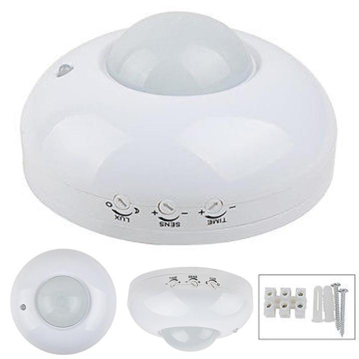 BOKALI New 110V-240V Adjustable Infrared Body Motion Sensor Detector ...