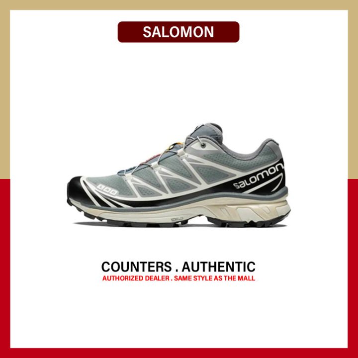 Authentic Salomon XT 6 " Grey " Sports Sneakers 473057 Warranty 1 Year ...