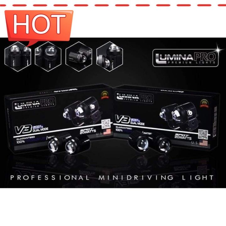 *LUMINA PRO V3 MINI DRIVING LIGHT PREMIUM | Lazada PH