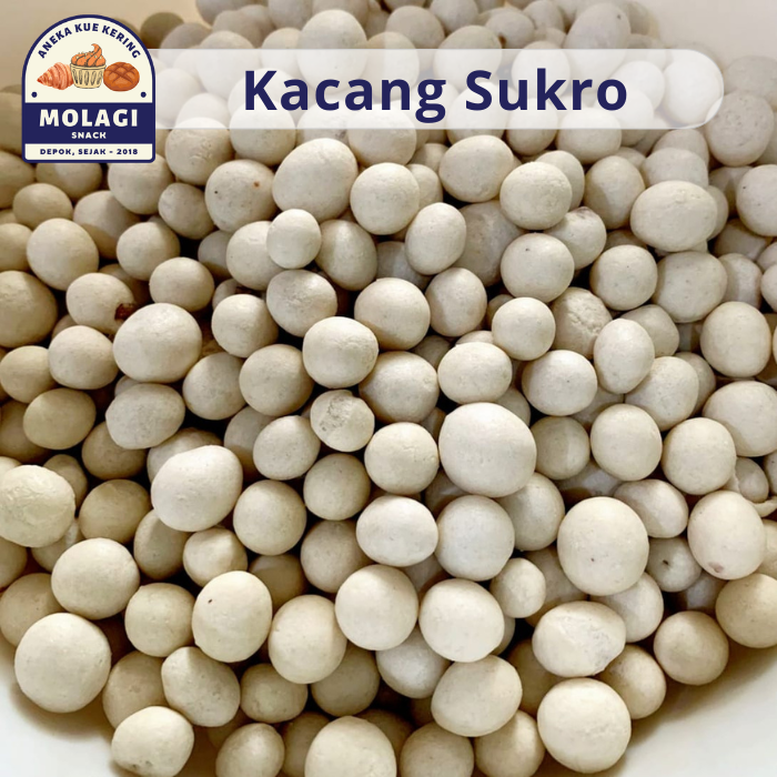 Kacang Sukro Putih / Kacang Atom Sukro 250 Gram - Molagi Snack | Lazada ...