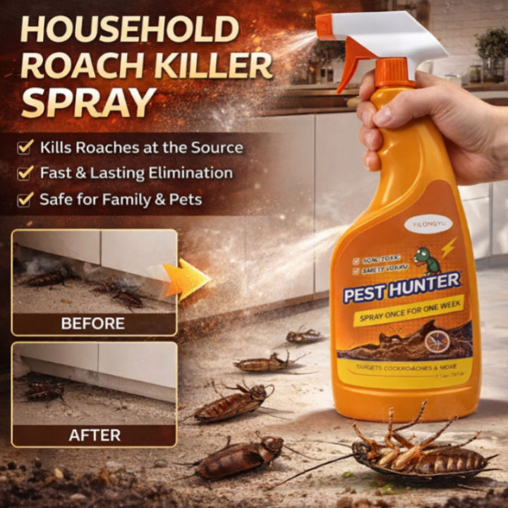 Effective Cockroach Killer Fast Acting Spray Eliminates Entire Nest ...