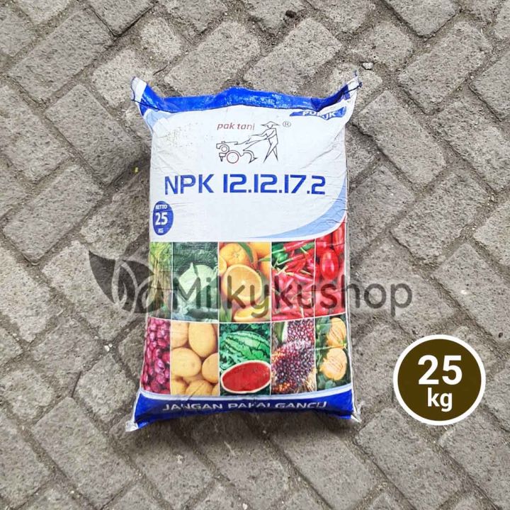 PUPUK PAK TANI NPK 12 12 17 2 ISI 25 KG KEMASAN PABRIK VIA CARGO | Lazada Indonesia