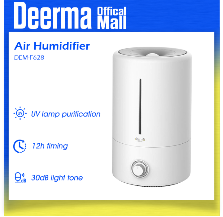 Deerma Humidifier F628 5L Ultrasonic Air Humidifier Low Noise With ...