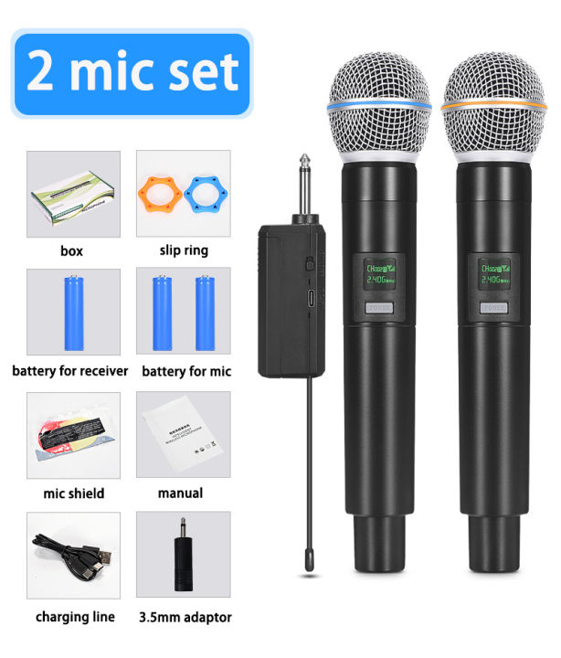 Rsionch Mike Pang Videoke Wired Wireless Microphone Bluetooth Original ...