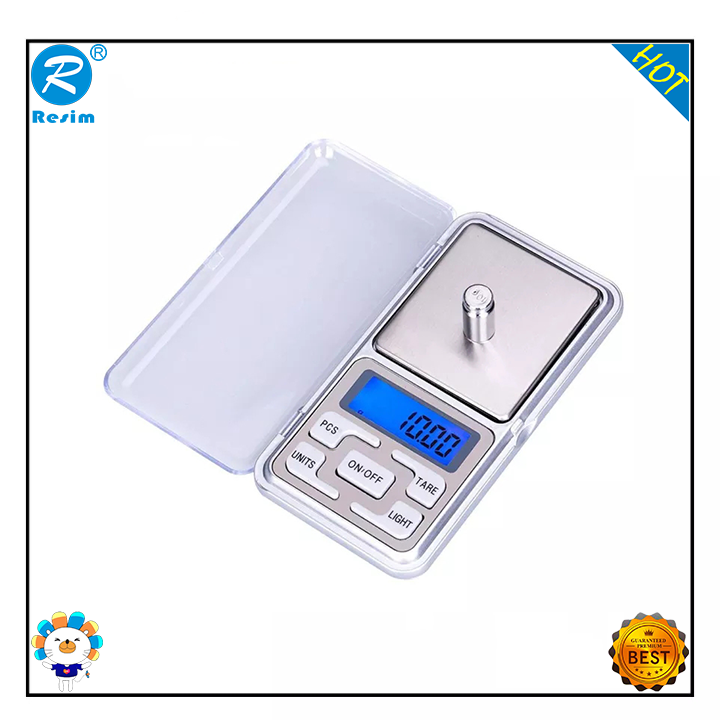 Resim 100/200/300/500g x 0.01g / 0.1g Increment Digital Electronic mini Multi-usage Portable ...