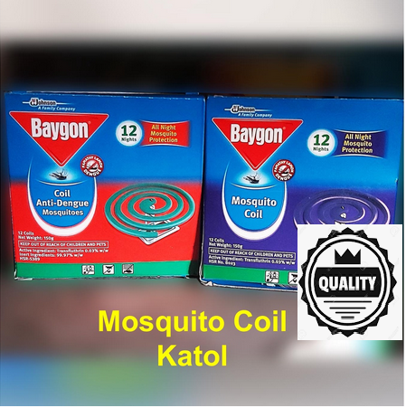 Baygon Mosquito Coil Katol Anti Dengue 12s Anti Lamok Protection per ...