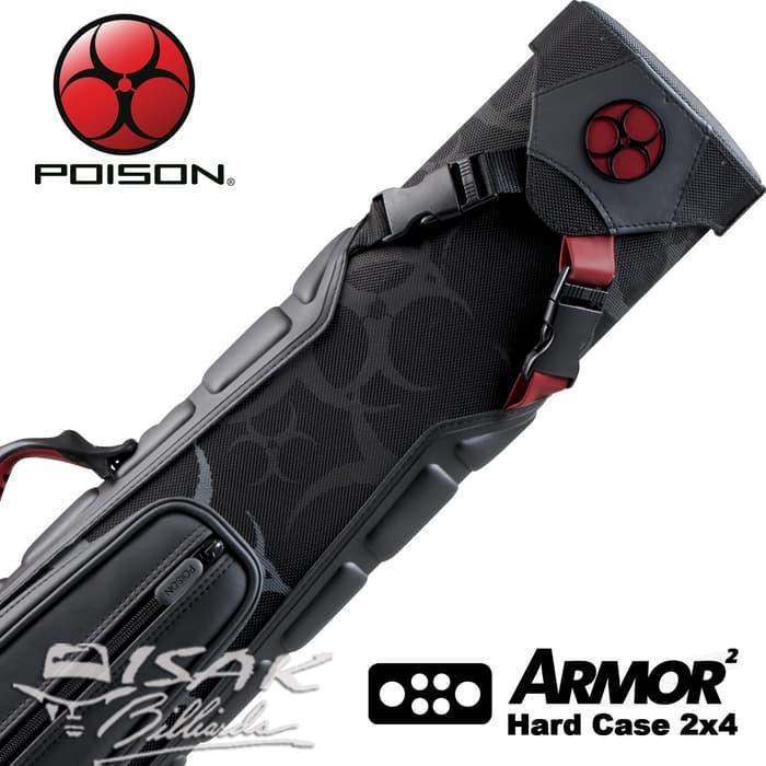 Poison 2x4 Armor - Hard Cue Case - Tas Stick 2B4S Billiard Biliar Stik ...