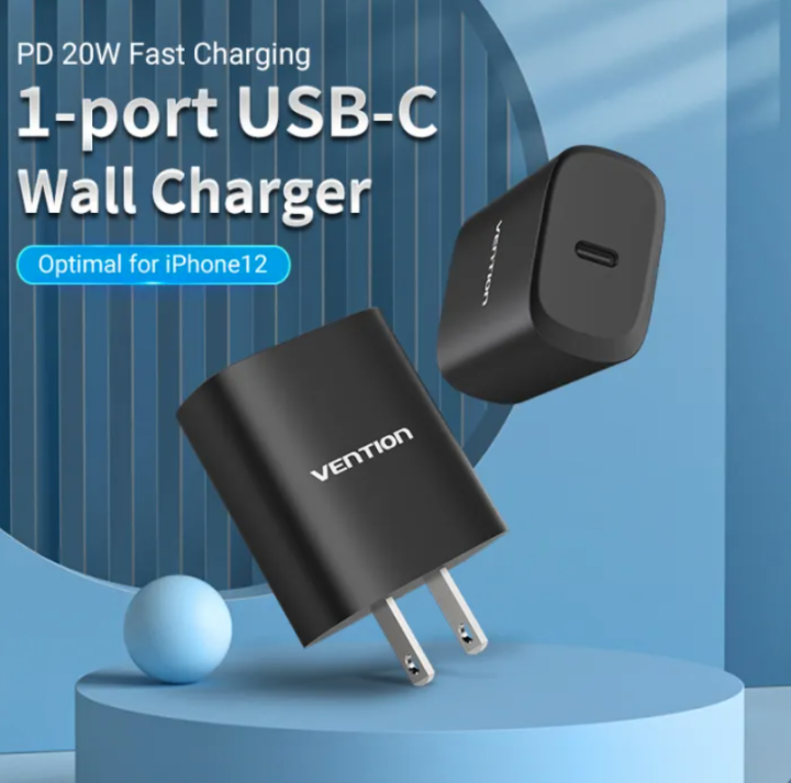 Vention USB C PD 20W Fast Wall Charger (Item Code 396) | Lazada PH
