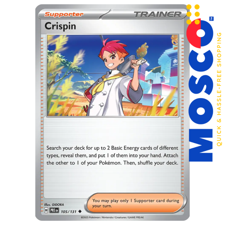 Crispin - 105/131 Prismatic Evolutions | Pokemon TCG | Lazada PH