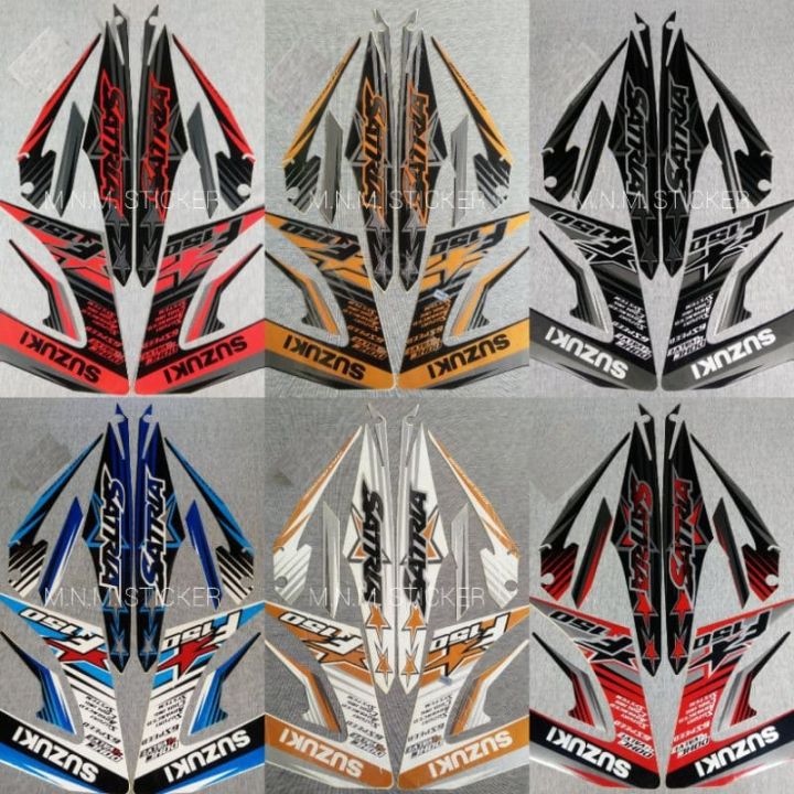 RAIDER SATRIA 150 REBORN DECALS/STICKER | Lazada PH