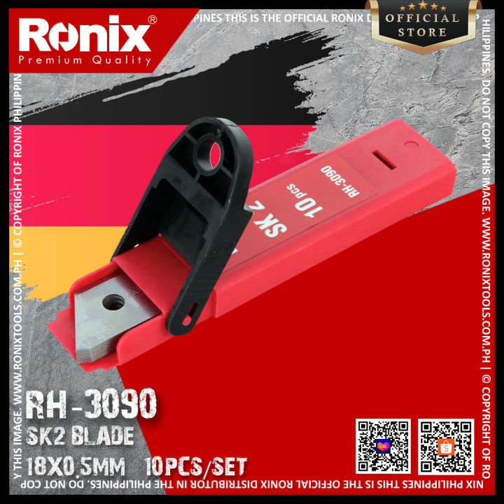 Ronix RH-3090 SK2 Blade 18*0.5mm 10pcs/set | Lazada PH