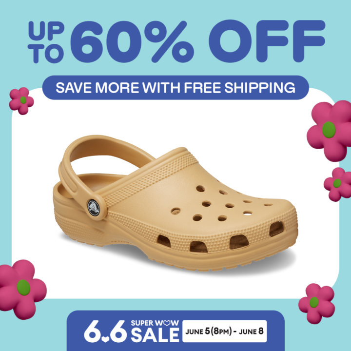 Crocs Unisex Classic Clog in Wheat | Lazada PH