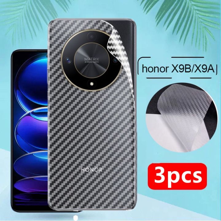 Matte Back Film For honor X9c Smart X9B X9A 5G 2023 Carbon Fiber Screen ...