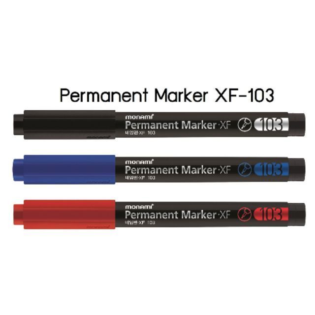 ปากกาเขียนซีดี โมนามิ Monami Permanent Marker XF 103 ขนาดเส้น 0.5 มม. ...