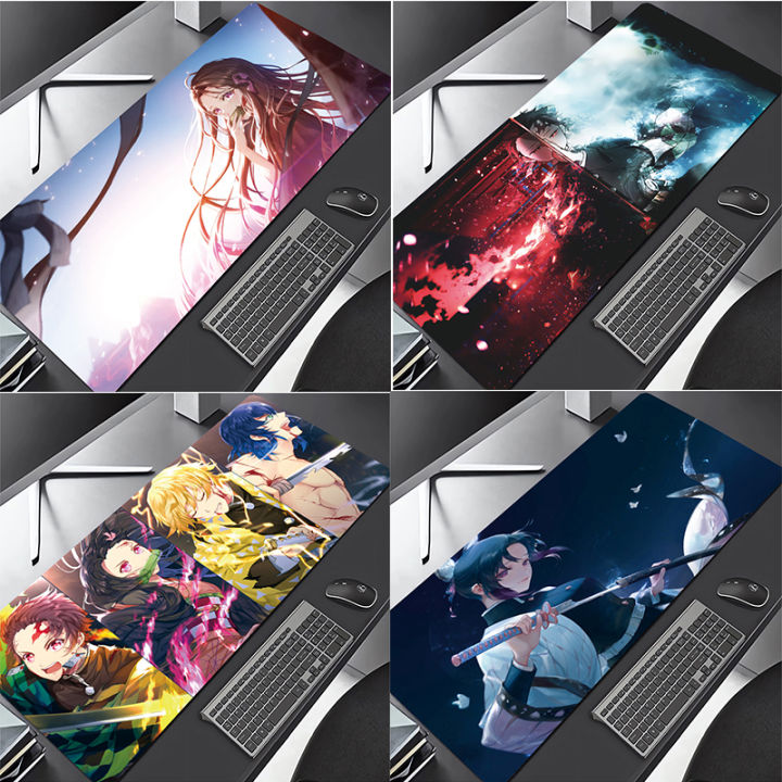 Demon Slayer 900x400mm Mouse Pad Mat Anime XL Large Locking Edge Gaming ...