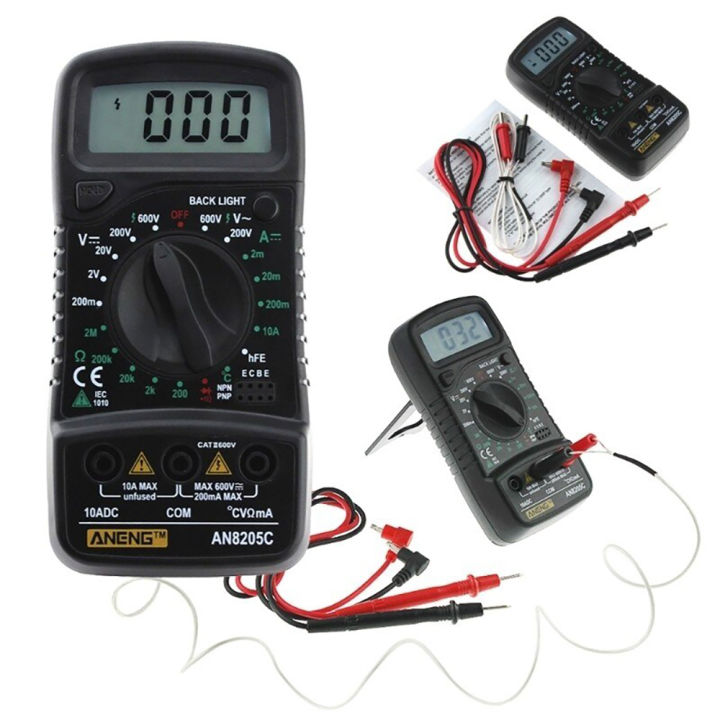 Alat Pengukur Tegangan Listrik Digital Multimeter Voltage Tester ...