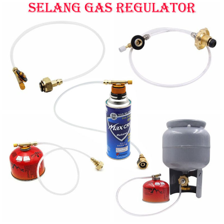 Selang Gas Regulator Kaleng Propane Butane Hi Cook Perlengkapan Camping ...