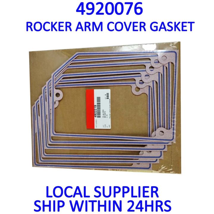 4920076, 6PCS OF ROCKER ARM COVER GASKET FOR CUMMINS K19 K38 K50 ...