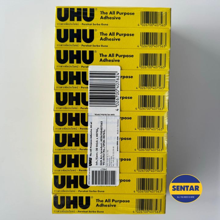 UHU All Purpose Adhesive Glue Quick-stick Multi purpose Glue 20ml | Lazada