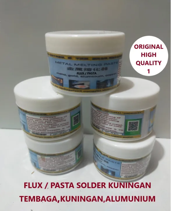 FLUX KAWAT LAS ALUMINIUM - BORAK BUBUK - KUNINGAN - FLUX SOLDER ...