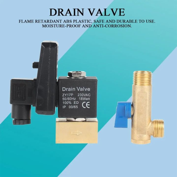 huan Durable Electronic Drain Valve Timed Gas Tank Automatic Drain ...