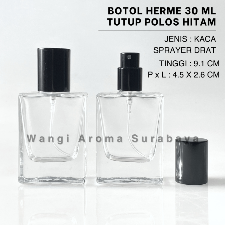 Botol Hermes 30ML Hitam Spray Drat - Botol Parfum Hermes Drat - Botol ... Botol Hermes 30ML Hitam Spray Drat - Botol Parfum Hermes Drat - Botol ...