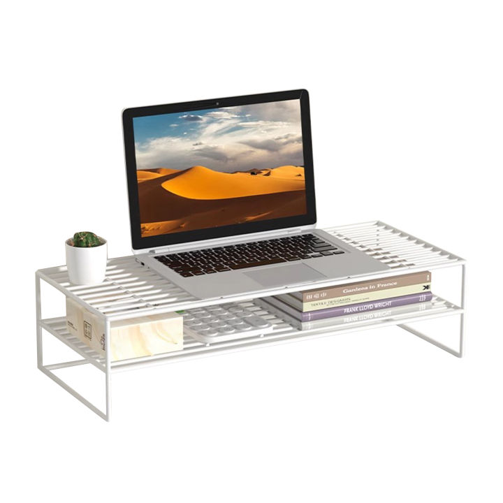 LM Computer Elevated Rack Double-layer Monitor Stand Double-layer ...