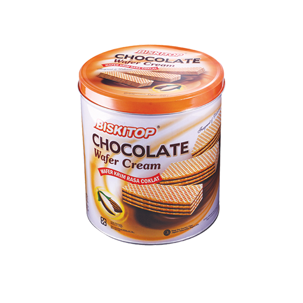 Biskota Chocolate Wafer Cream 300gr - Wafer Cokelat Kaleng | Lazada ...