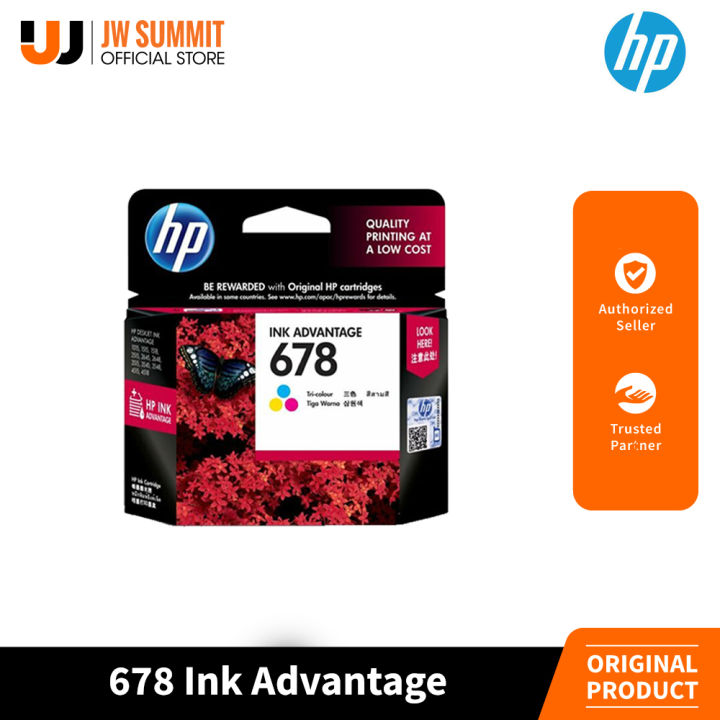 HP 678 Tri-color Original Ink Advantage Cartridge (CZ108AA) | Lazada PH