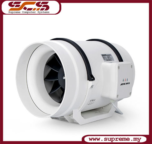 Inline Duct Fan 1000CFM 10 Inch with Booster and voltage input 220~240 ...