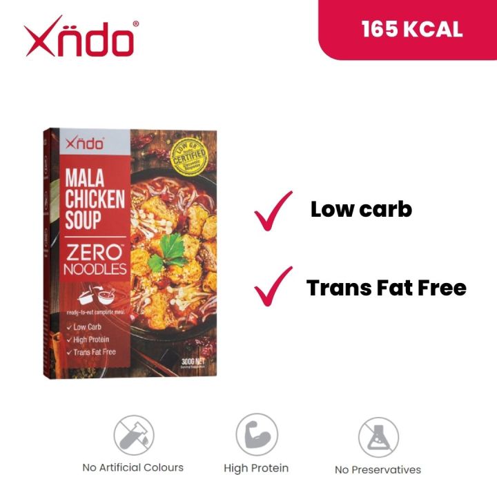 Mala Chicken Soup ZERO™ Noodles [NEW] - Ready-to-eat Meal | Lazada ...