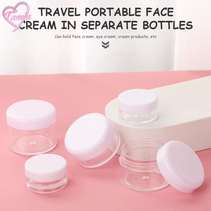 Tempat Botol Cream Pot Jar Kosongan / Refill Krim Travel 10g Pot Cream ...