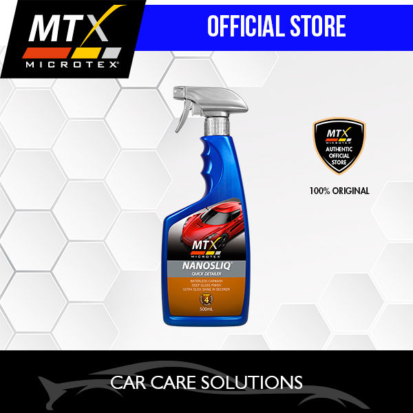 Microtex NanoSLIQ 500ml (Quick Detailer Waterless Carwash, MTX Car Care ...
