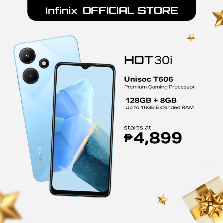 Infinix Hot 30i, 8GB + 128GB, 6.6" HD+ 90hz Display ( (1 year local ...