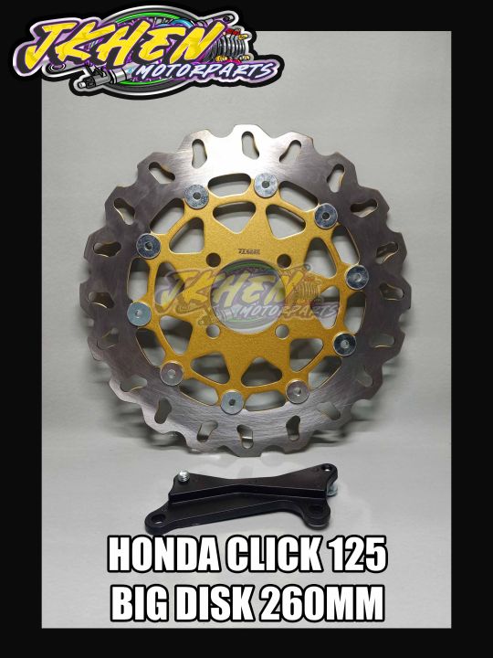 BIG DISK 260MM HONDA CLICK 125 (GOLD) | Lazada PH