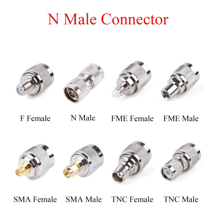 1/5 cái đầu nối đồng trục tần số vô tuyến N Đầu đực đến SMA TNC fme đầu cắm đực/SMA TNC fme f ...