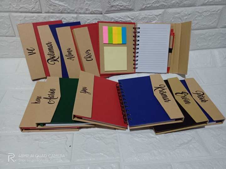 PERSONALIZED NOTEBOOK WITH PEN STICKY NOTE | Lazada PH