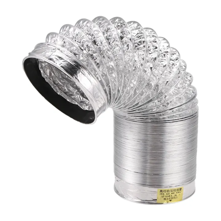 4Inch Ventilator Pipe 100Mm Pvc Aluminum Tube Air Ventilation Pipe Hose ...