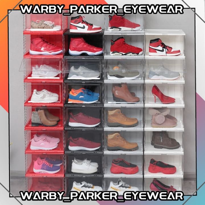 DH313 Acrylic Transparent Shoes Storage Cabinets Box AJ Shoes Shoe ...