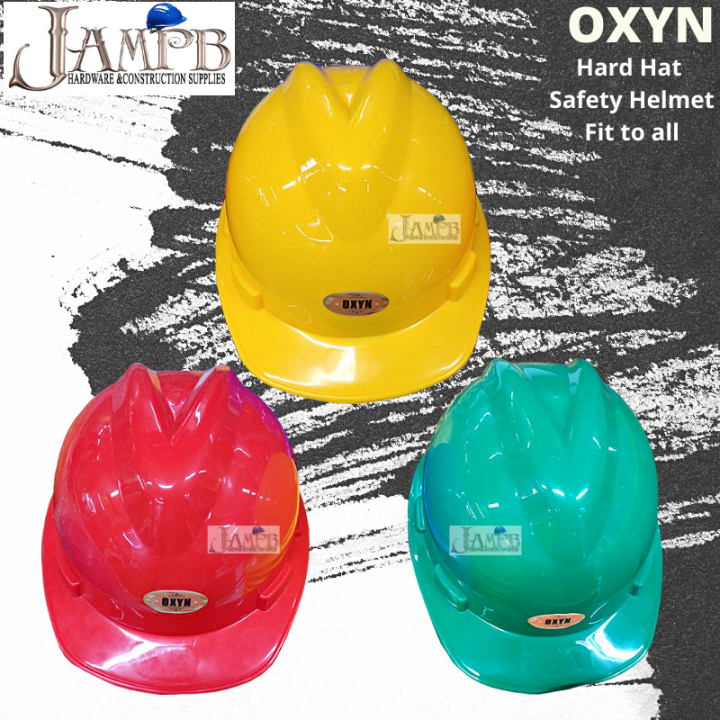 Oxyn Hard Hat Safety Helmet recommended 1pc COD protect the head from injury cod high quality ...