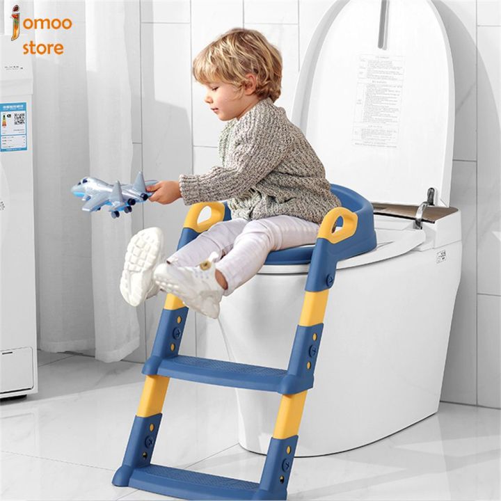 jomoo Foldable Potty Training Ladder Stair Style Children's Toilet Boy ...