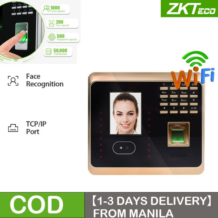 【1-3 Days Delivery】WIFI ZKTECO Biometrics Face Recognition Fingerprint ... 【1-3 Days Delivery】WIFI ZKTECO Biometrics Face Recognition Fingerprint ...