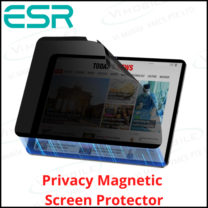 ESR Magnetic Privacy Screen Protector For iPad Pro 13'' 2024 | Lazada ...